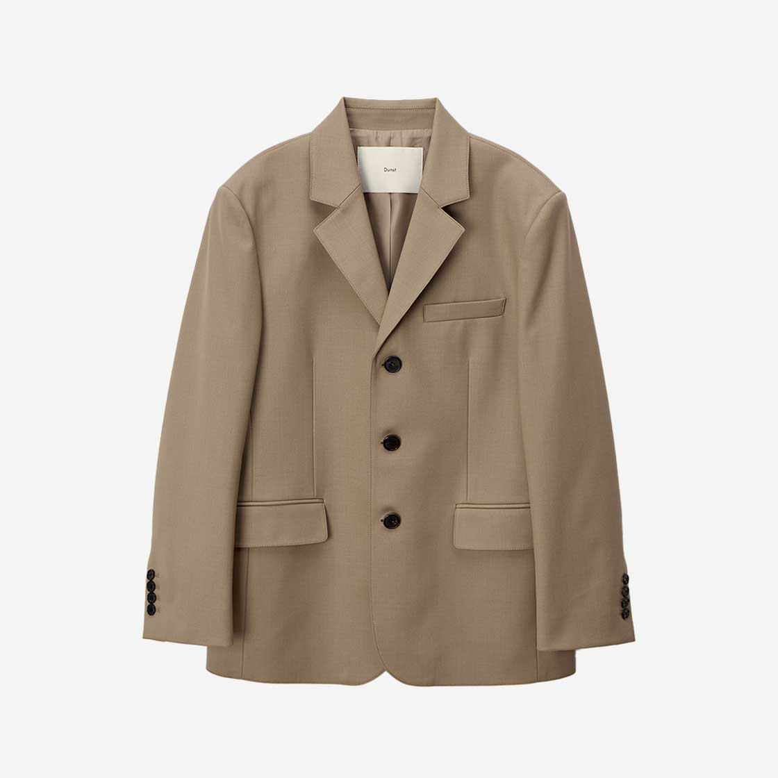 던스트 유니섹스 클래식 3버튼 울 블레이저 카멜 | Dunst | KREAM
