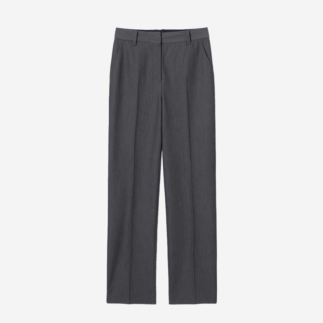 던스트 세미와이드 슬랙스 차콜 그레이 | Dunst | KREAM