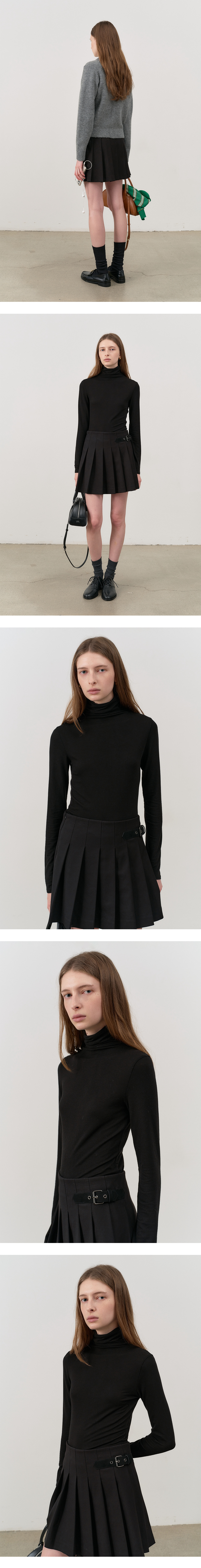 던스트 플리츠 미니 스커트 블랙 | Dunst | KREAM