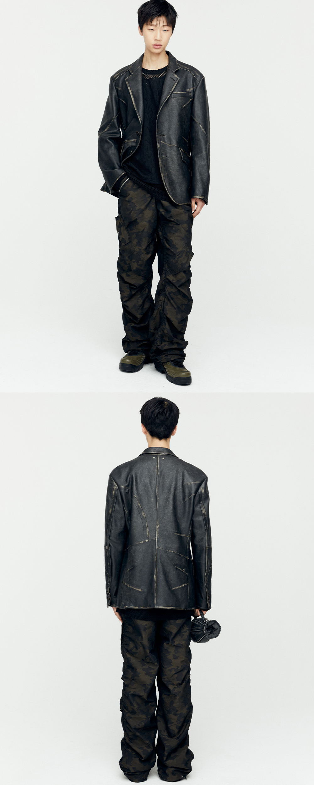 ADSB 앤더슨벨 하이드 레더 자켓 블랙 | ADSB ANDERSSON BELL | KREAM