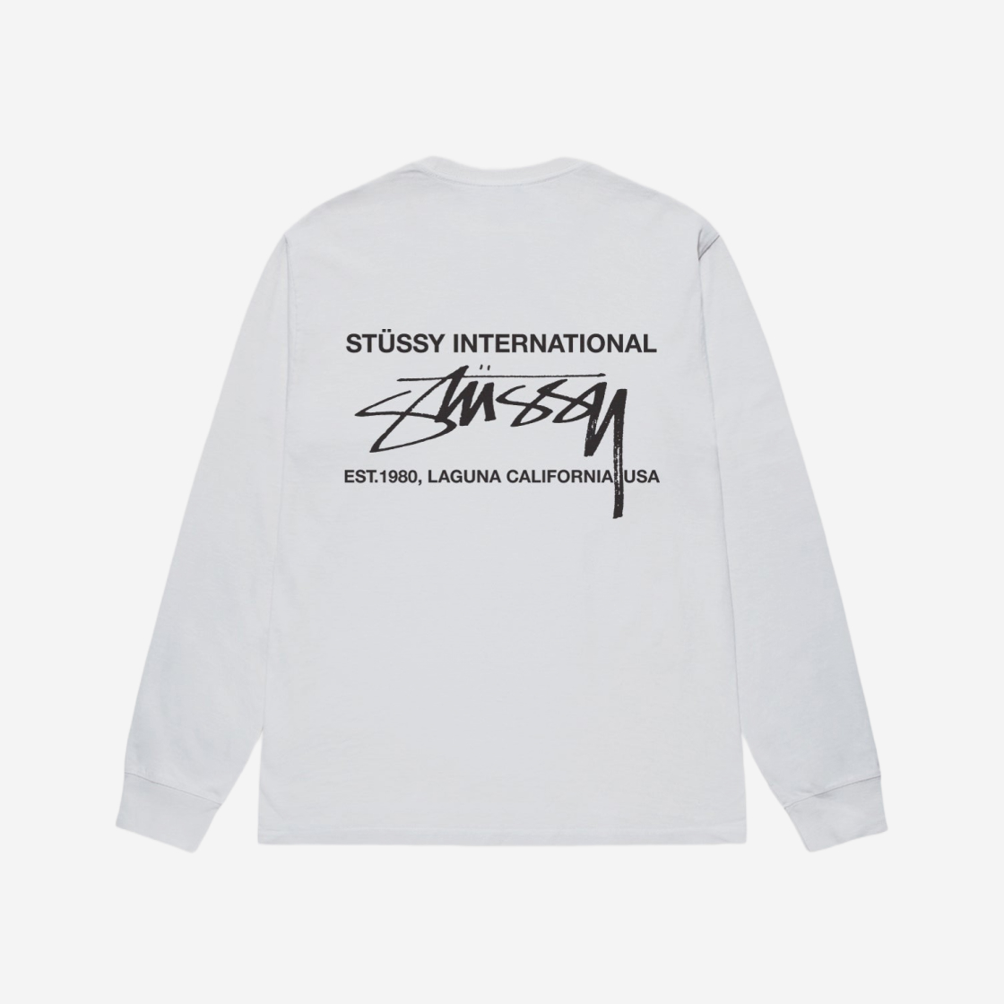 스투시 스무스 인터내셔널 롱슬리브 티셔츠 화이트 | Stussy | KREAM