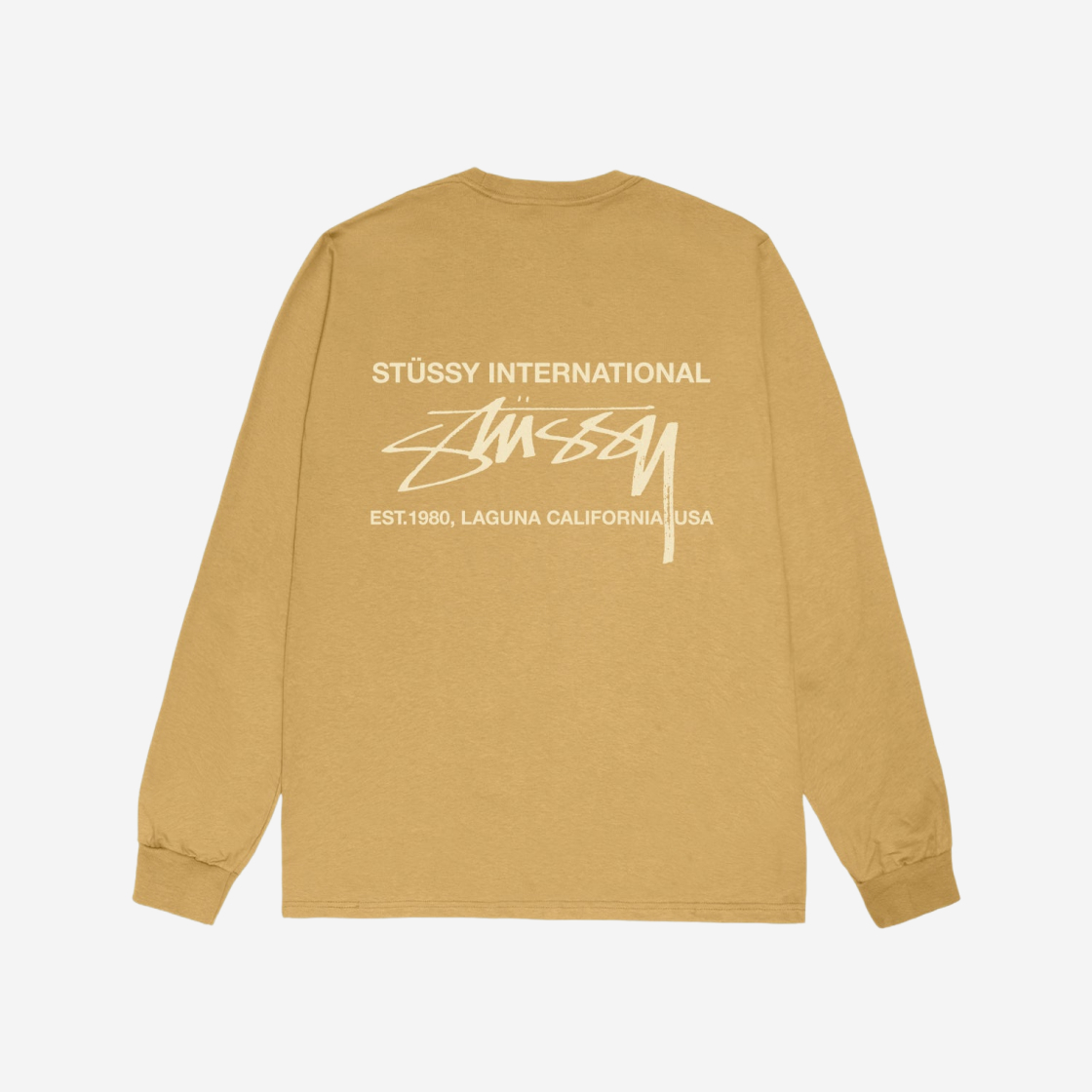 스투시 스무스 인터내셔널 롱슬리브 티셔츠 커리 | Stussy | KREAM