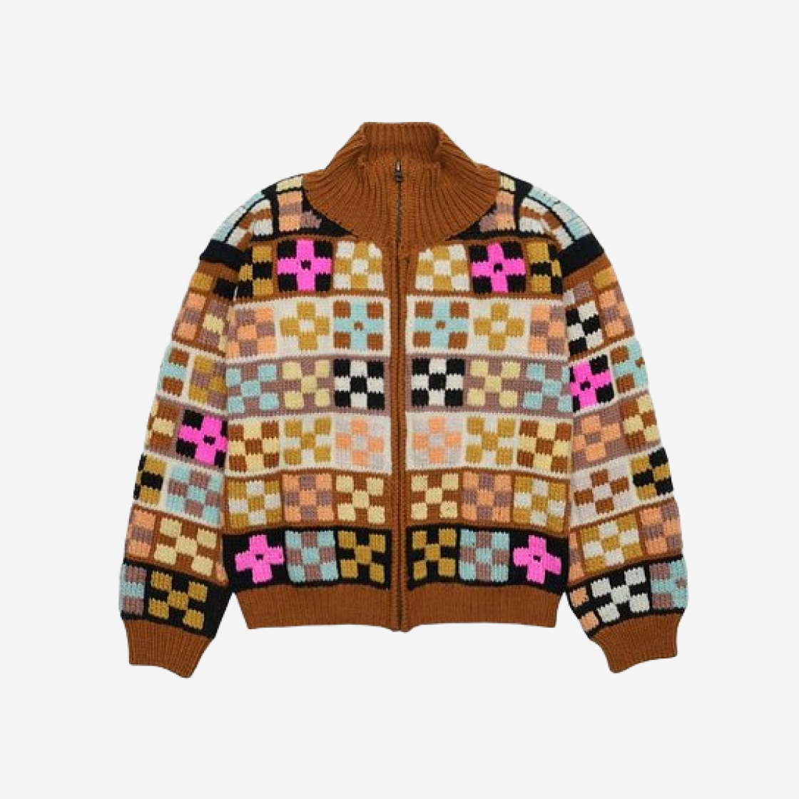 (W) 타크 엘리노어 핸드 니티드 가디건 멀티 | Tach | KREAM