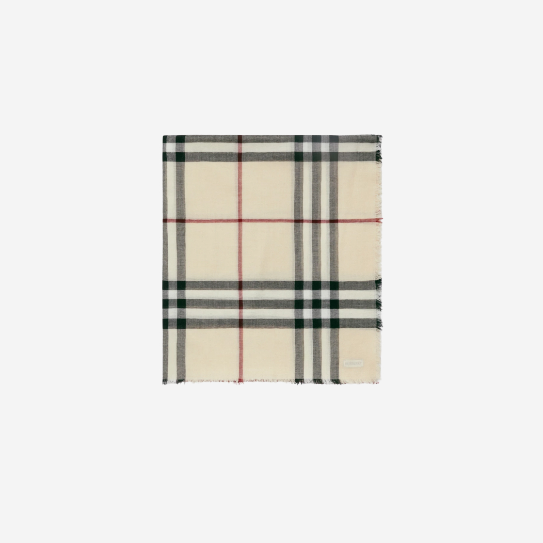 (W) 버버리 체크 울 스카프 스톤 | Burberry | KREAM