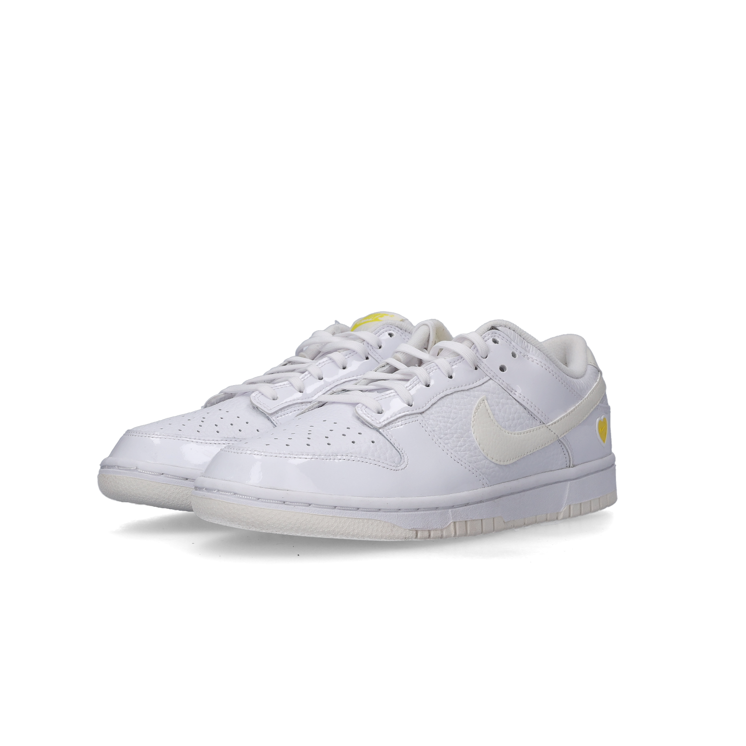 (W) 나이키 덩크 로우 밸런타인 데이 화이트 옵틱 옐로우 | KREAM