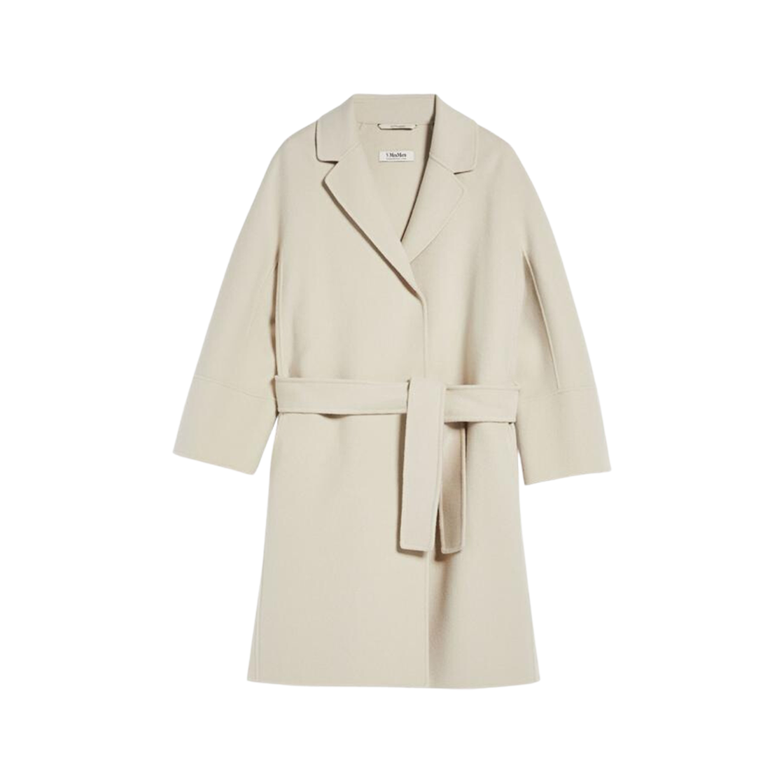 W S 막스마라 아로나 버진 울 코트 베이지 Max Mara Kream