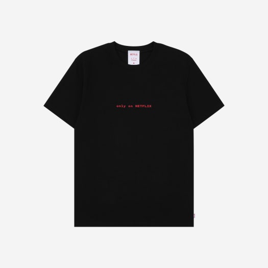 아이앱 스튜디오 x 넷플릭스 숏슬리브 티셔츠 블루 | IAB Studio | KREAM