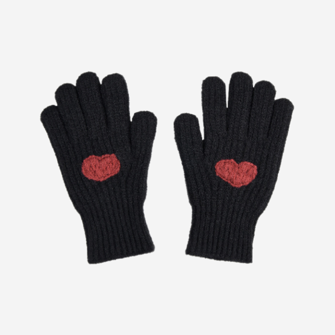 에이에이 하트 니트 글로브 블랙 | Aeae | KREAM