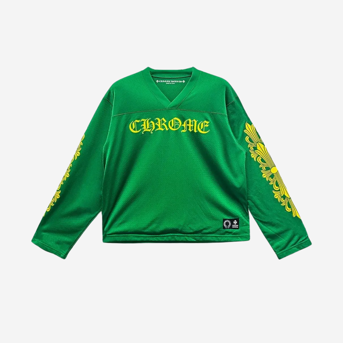 크롬하츠 메쉬 롱슬리브 저지 그린 | Chrome Hearts | KREAM
