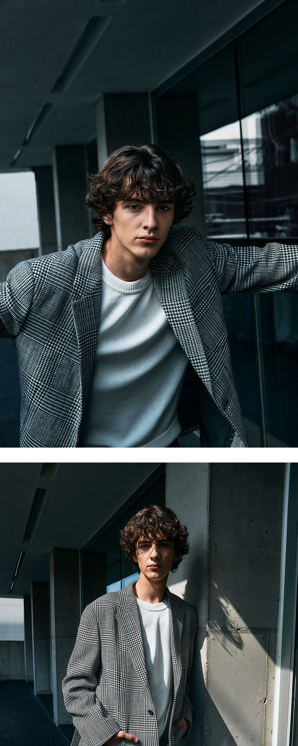 바이랑 체크 울 수트 자켓 | BY RANG | KREAM