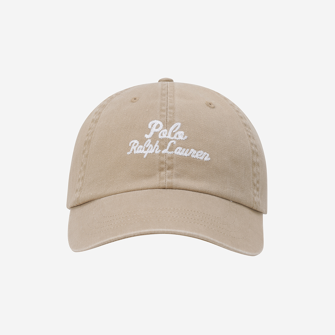 폴로 랄프 로렌 임브로이더 트윌 볼캡 카페 탄 - 24FW | Polo Ralph Lauren | KREAM
