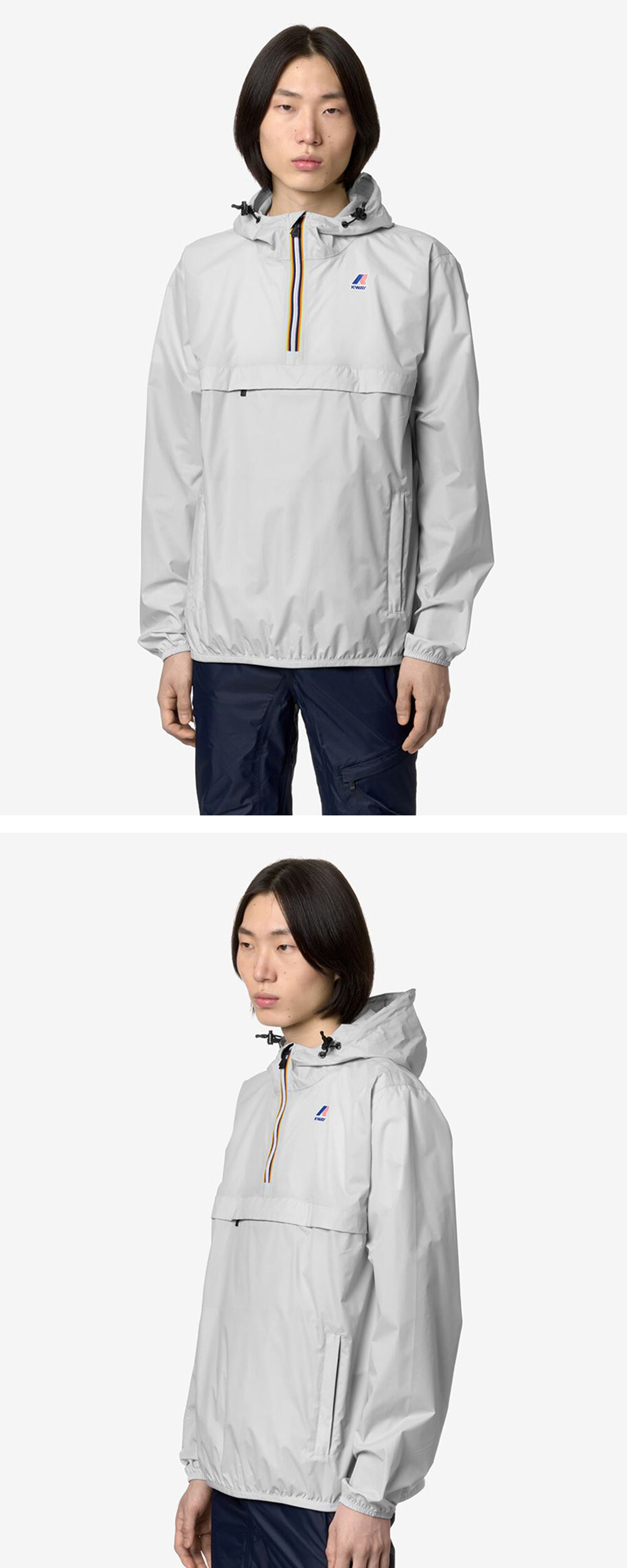까웨 르브레 레옹 아노락 라이트 그레이 | K-WAY | KREAM