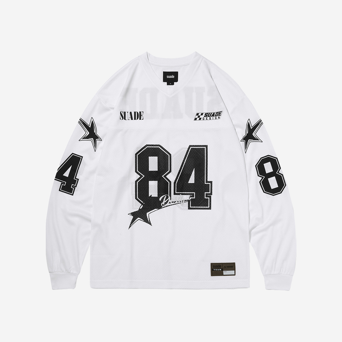 스웨이드 84 스타 레이싱 롱슬리브 화이트 | Suade | KREAM
