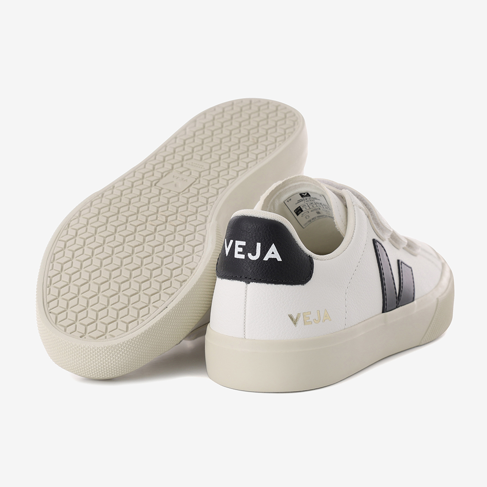 베자 레시페 로고 엑스트라 화이트 블랙 | Veja | KREAM