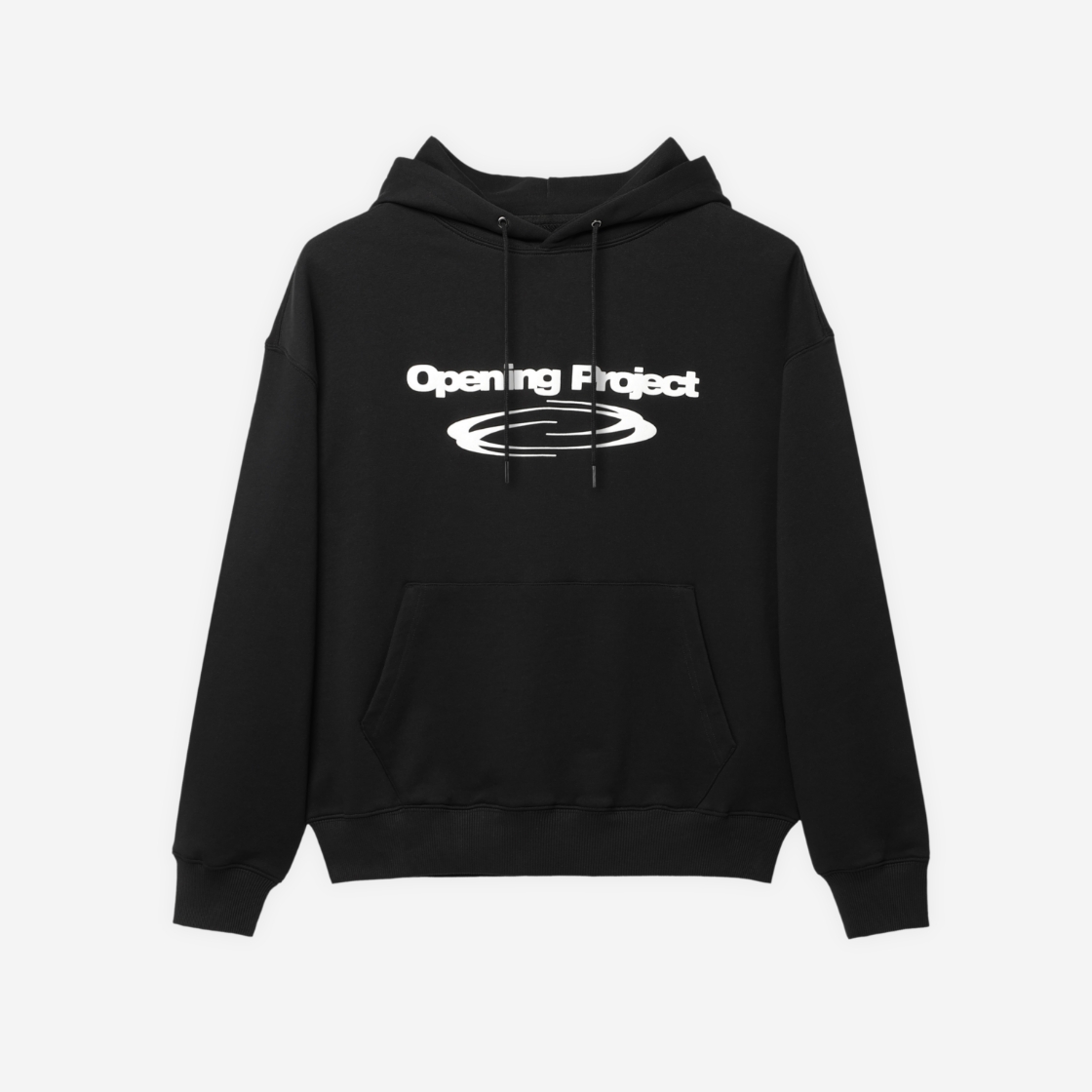 오프닝프로젝트 W 아이덴티티 후디 블랙 | Opening Project | KREAM
