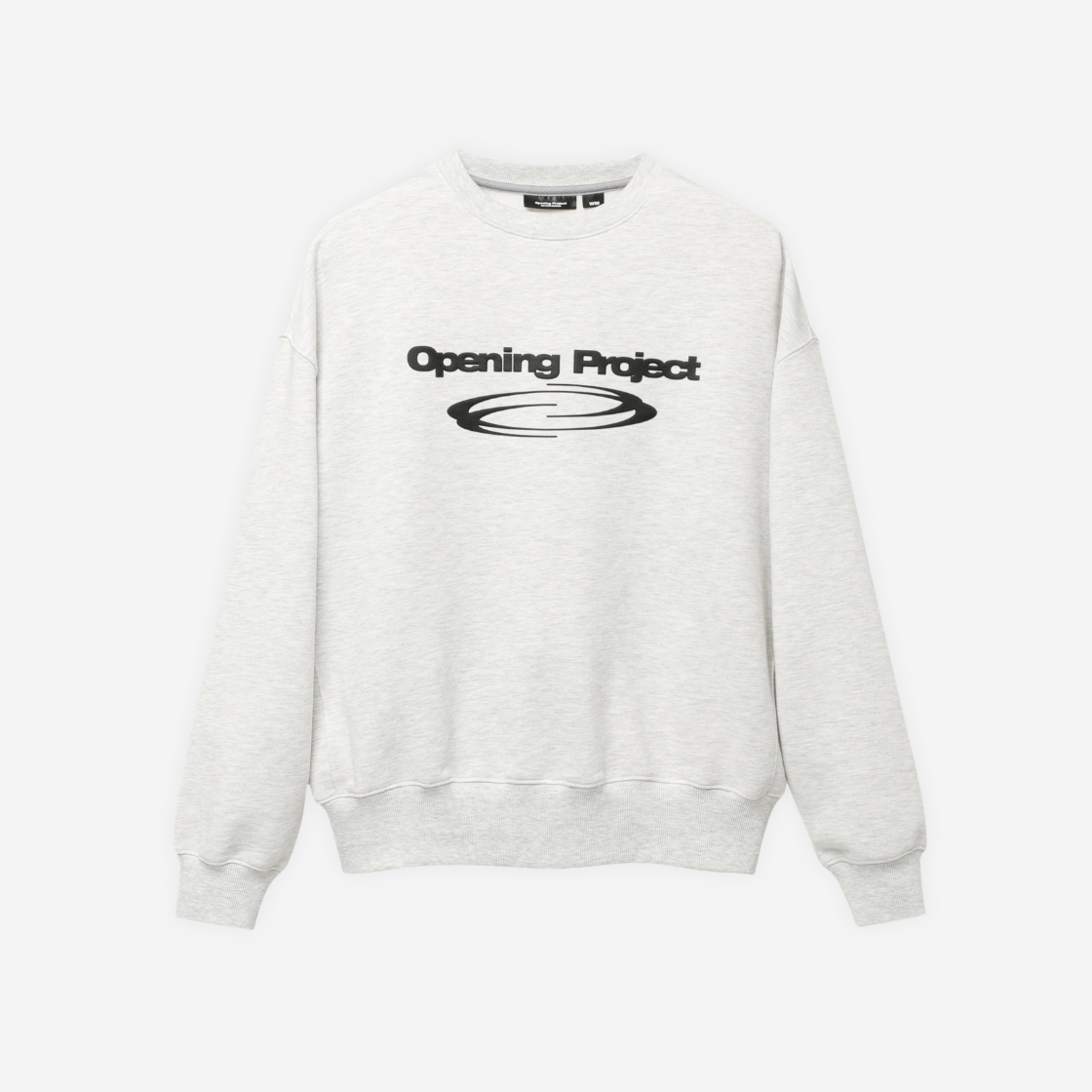 오프닝프로젝트 W 아이덴티티 스웨트셔츠 여성 그레이 | Opening Project | KREAM