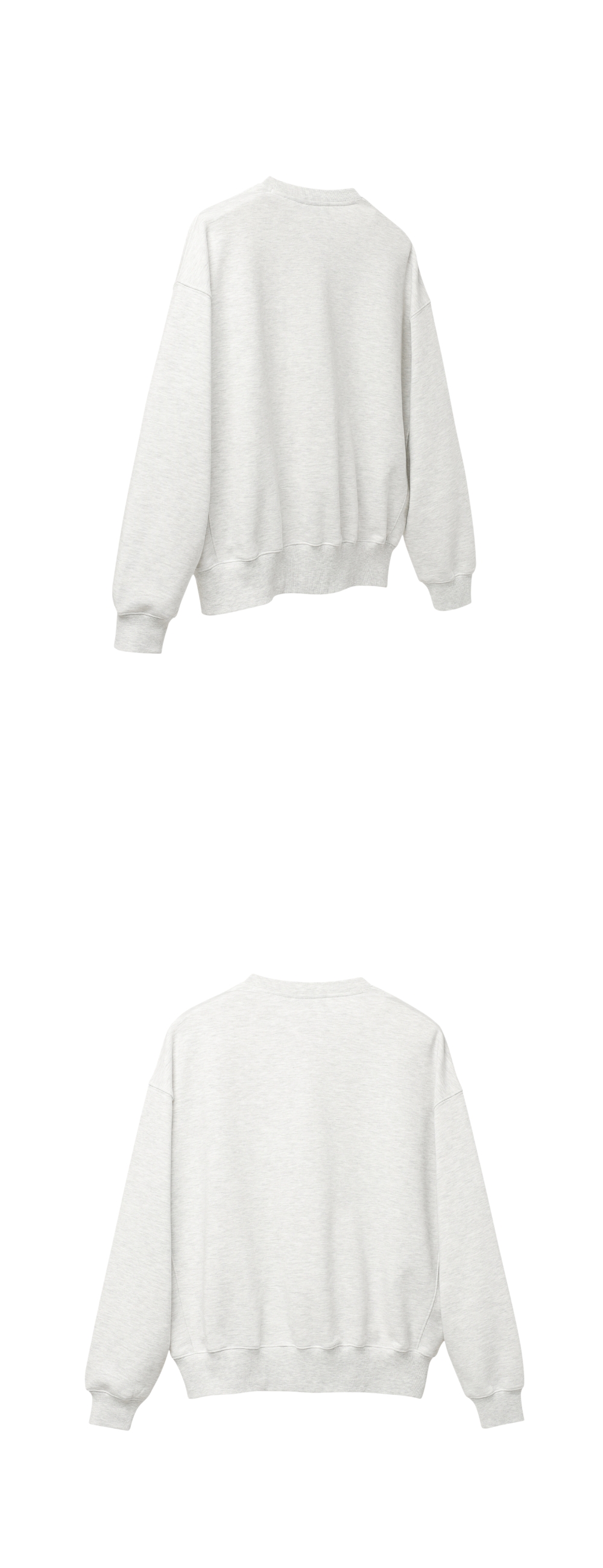 오프닝프로젝트 W 아이덴티티 스웨트셔츠 여성 그레이 | Opening Project | KREAM