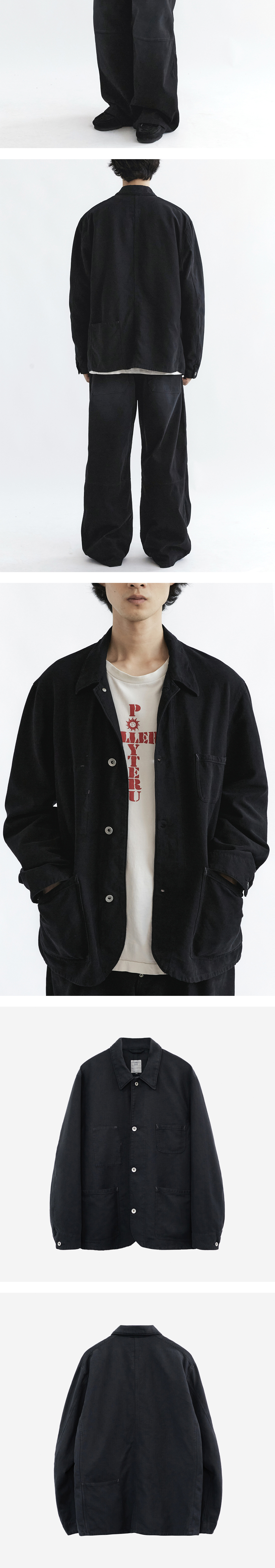 폴리테루 커버올 자켓 블랙 - 24FW | Polyteru | KREAM