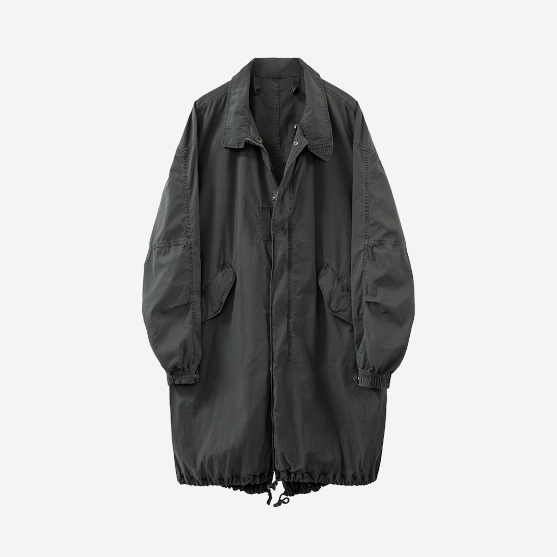 폴리테루 델 파카 세이지 그레이 | Polyteru | KREAM