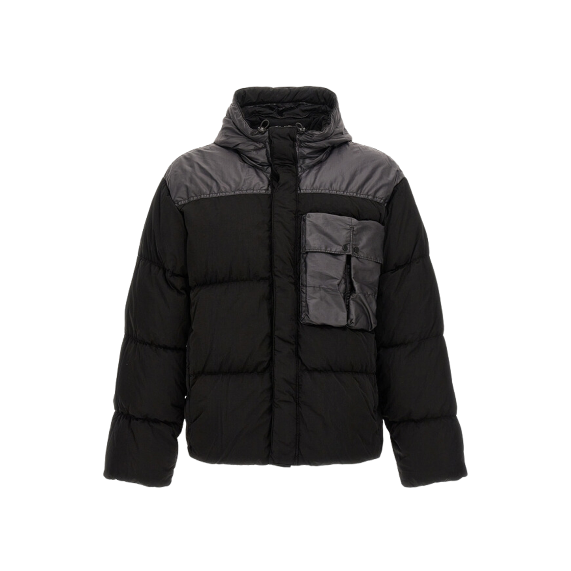 C.P. 컴퍼니 에코 크롬-R 믹스드 고글 다운 자켓 블랙 - 24FW | C.P. Company | KREAM