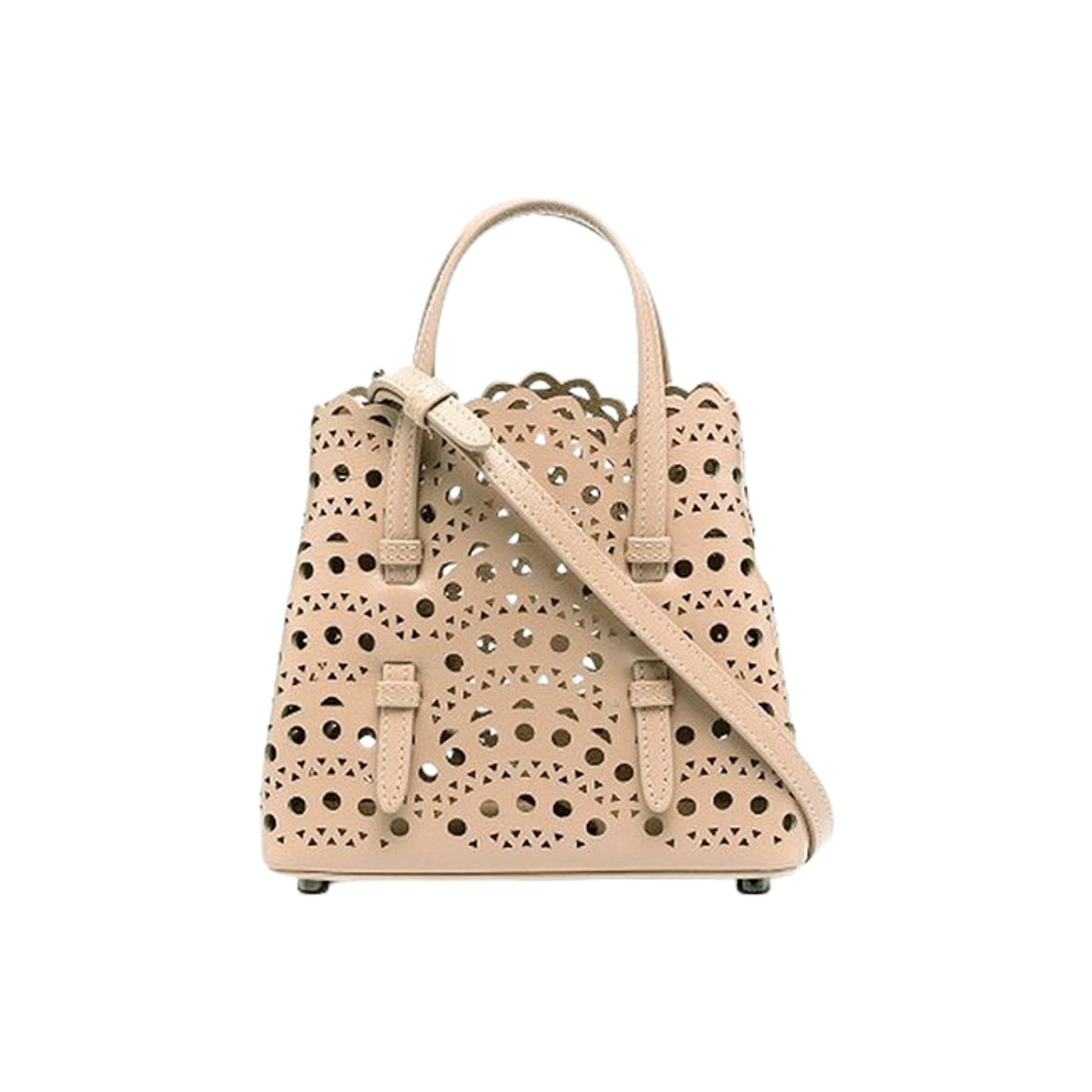 알라이아 비엔 웨이브 럭스 카프스킨 미나 16 백 베이지 | Alaia | KREAM