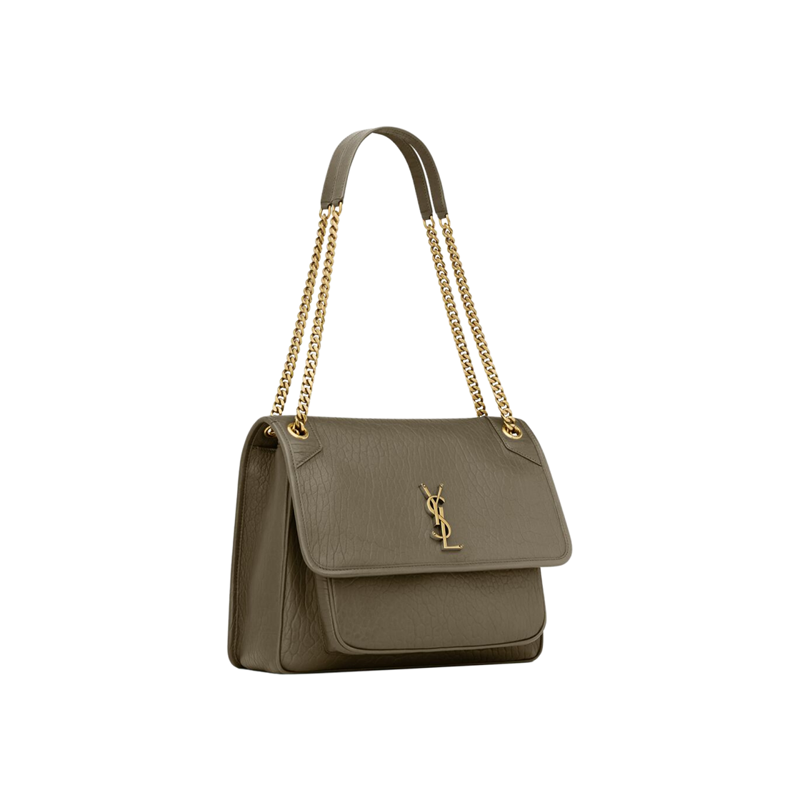 생로랑 니키 라지 그레인 램스킨 라이트 머스크 | Saint Laurent | KREAM