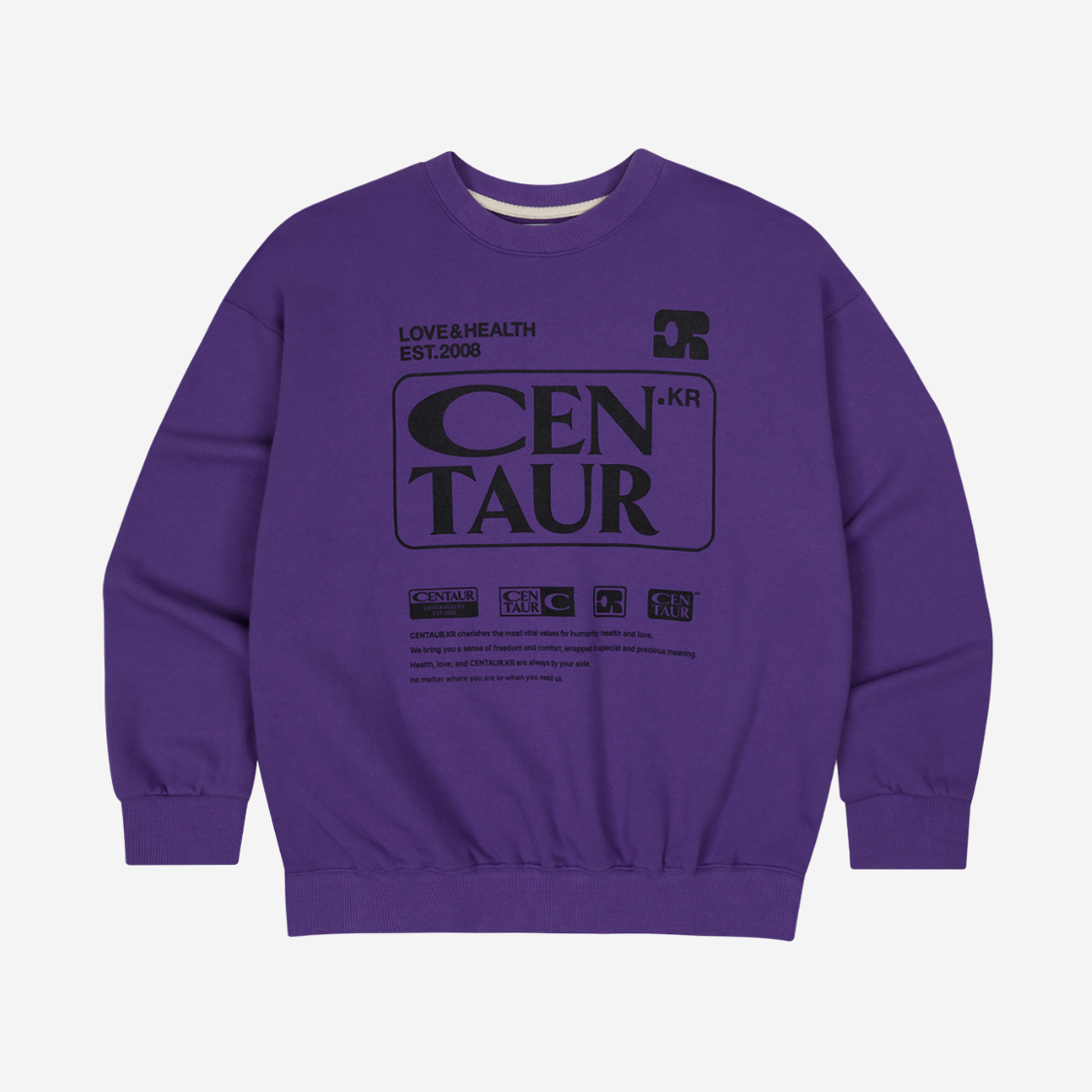 센토르 올 어바웃 센토르 스웻셔츠 퍼플 | CENTAUR.KR | KREAM