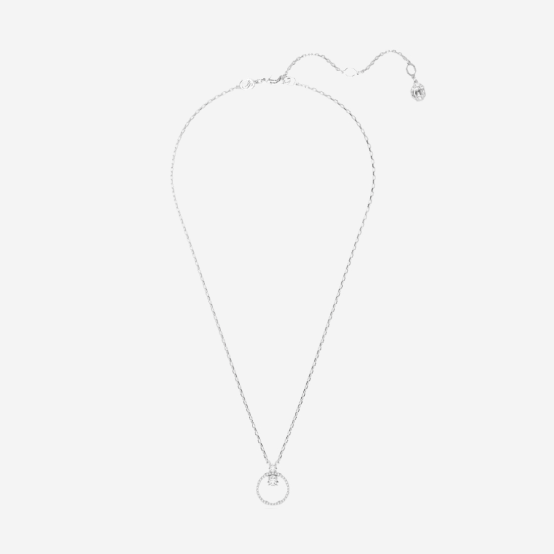 (W) 스와로브스키 콘스텔라 펜던트 파베 라운드 컷 화이트 로듐 플래팅 | Swarovski | KREAM