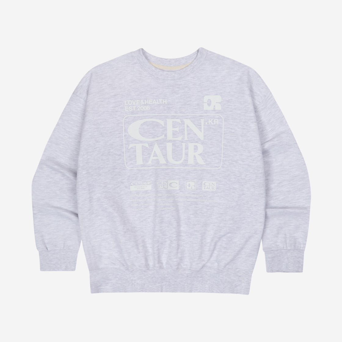 센토르 올 어바웃 센토르 스웻셔츠 그레이 | CENTAUR.KR | KREAM