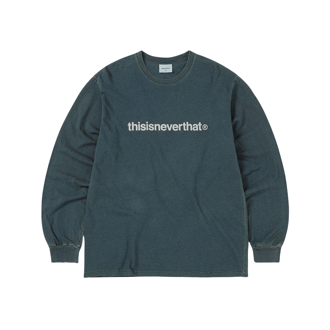 디스이즈네버댓 T 로고 롱슬리브 티셔츠 인디고 블루 | Thisisneverthat | KREAM