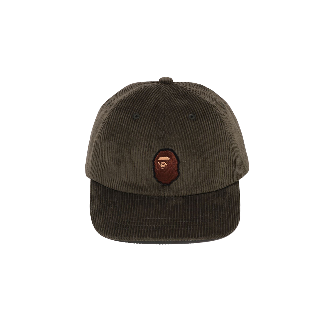 베이프 에이프 헤드 코듀로이 캡 그린 | BAPE | KREAM