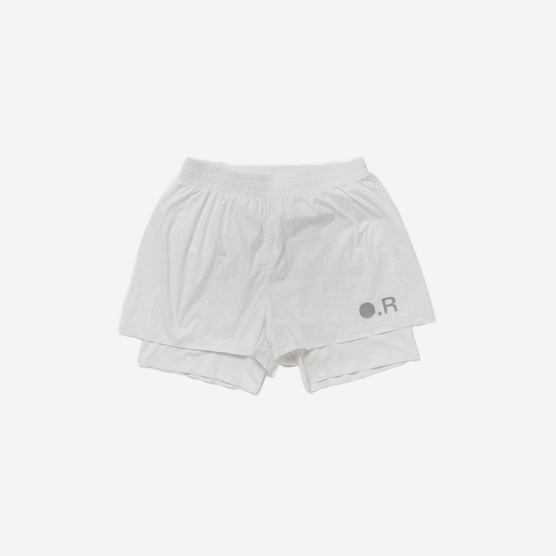 옵티미스틱 러너스 글로시 나일론 쇼츠 화이트 | Optimistic Runners | KREAM