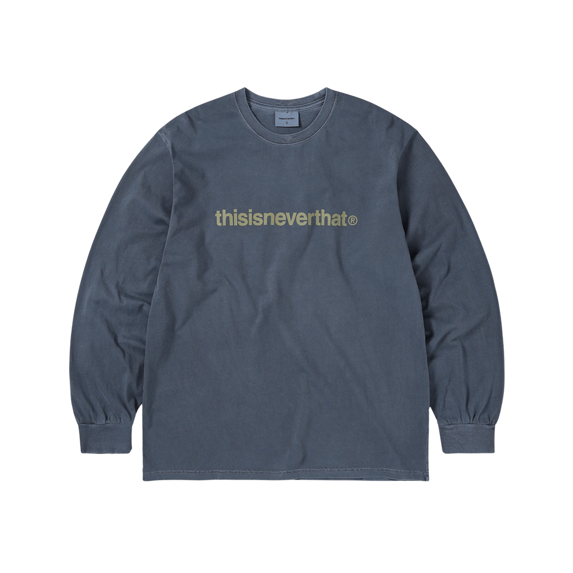 디스이즈네버댓 T 로고 롱슬리브 티셔츠 웜 블루 | Thisisneverthat | KREAM