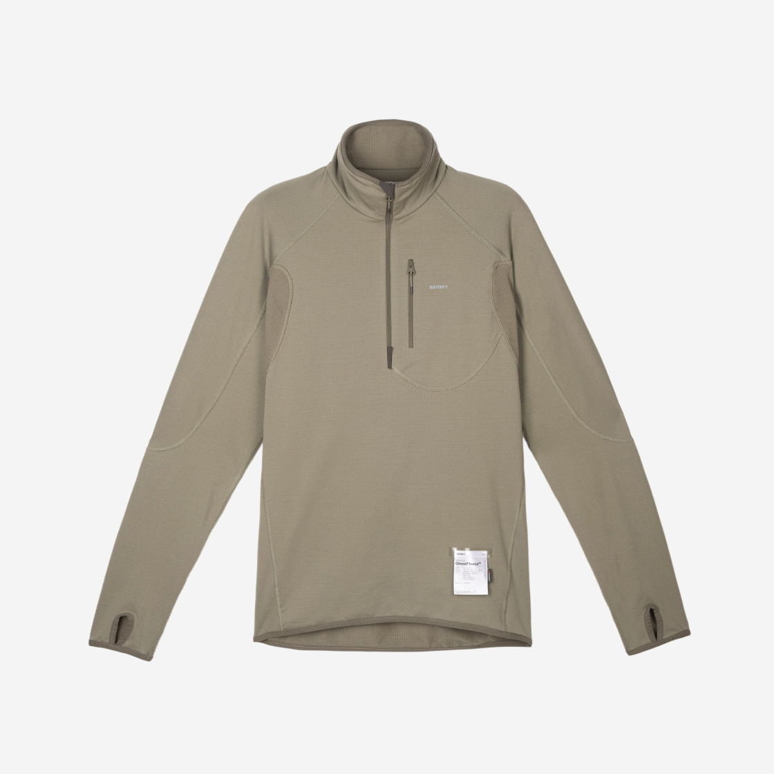 새티스파이 고스트플리스 하프집 스모키 쿼츠 | Satisfy | KREAM