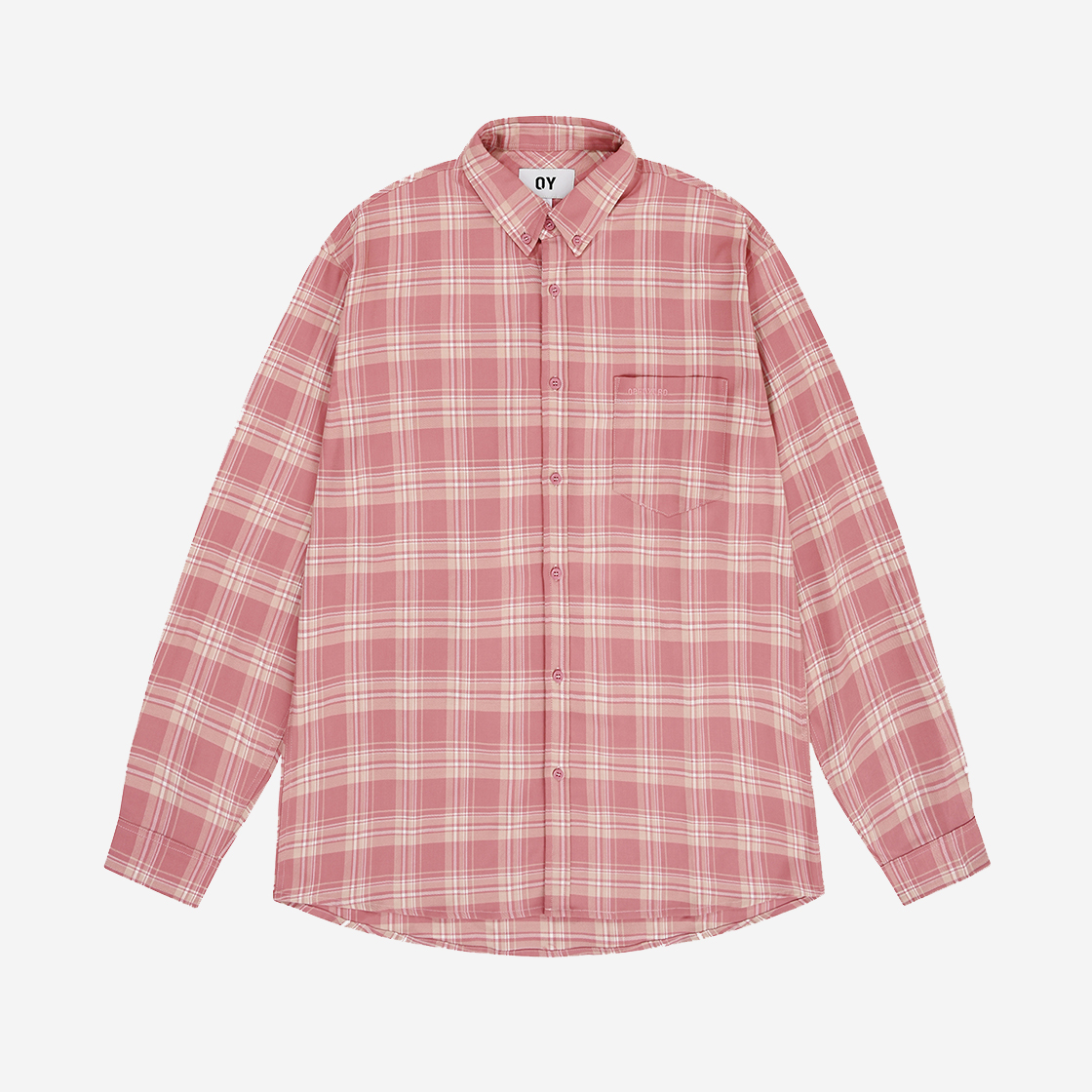 오와이 B.S 체크 셔츠 핑크 | OY | KREAM