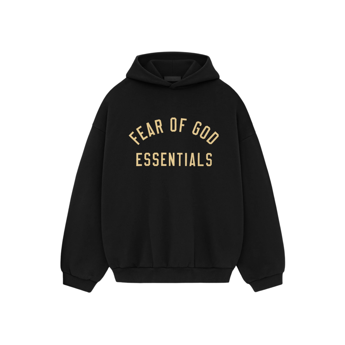 에센셜 플리스 후드 블랙 - 24FW | Essentials | KREAM