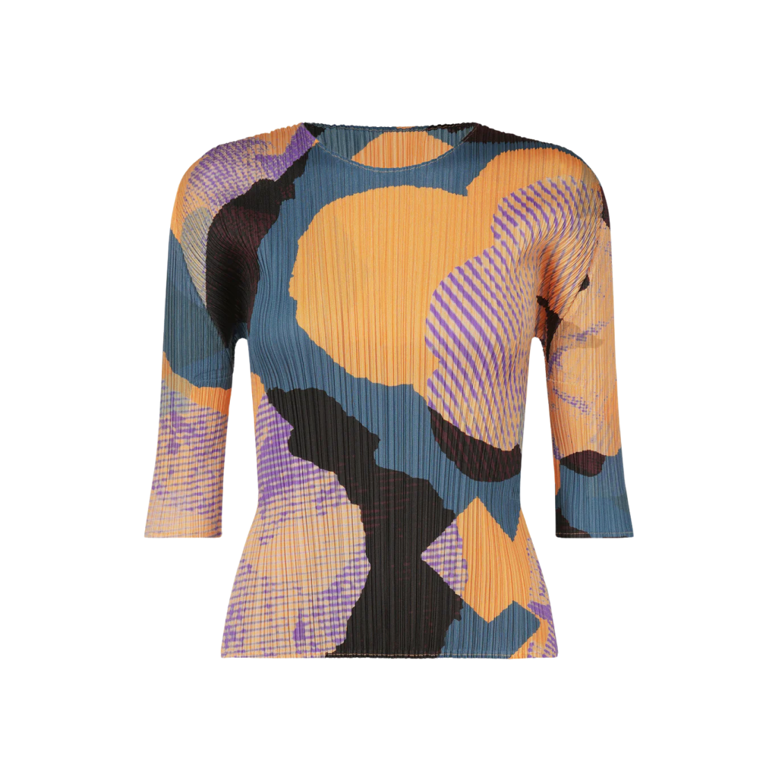 (W) 플리츠 플리즈 이세이 미야케 메테오라이트 탑 그레이시 네이비 | Pleats Please Issey Miyake | KREAM