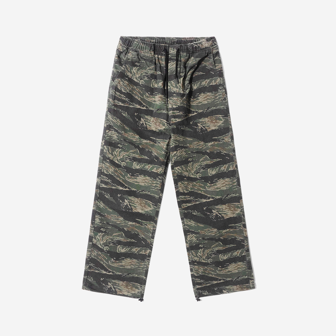 큐티에잇 가먼츠 타이거 카모 와이드 밴딩 팬츠 카키 | QT8 GARMENTS | KREAM