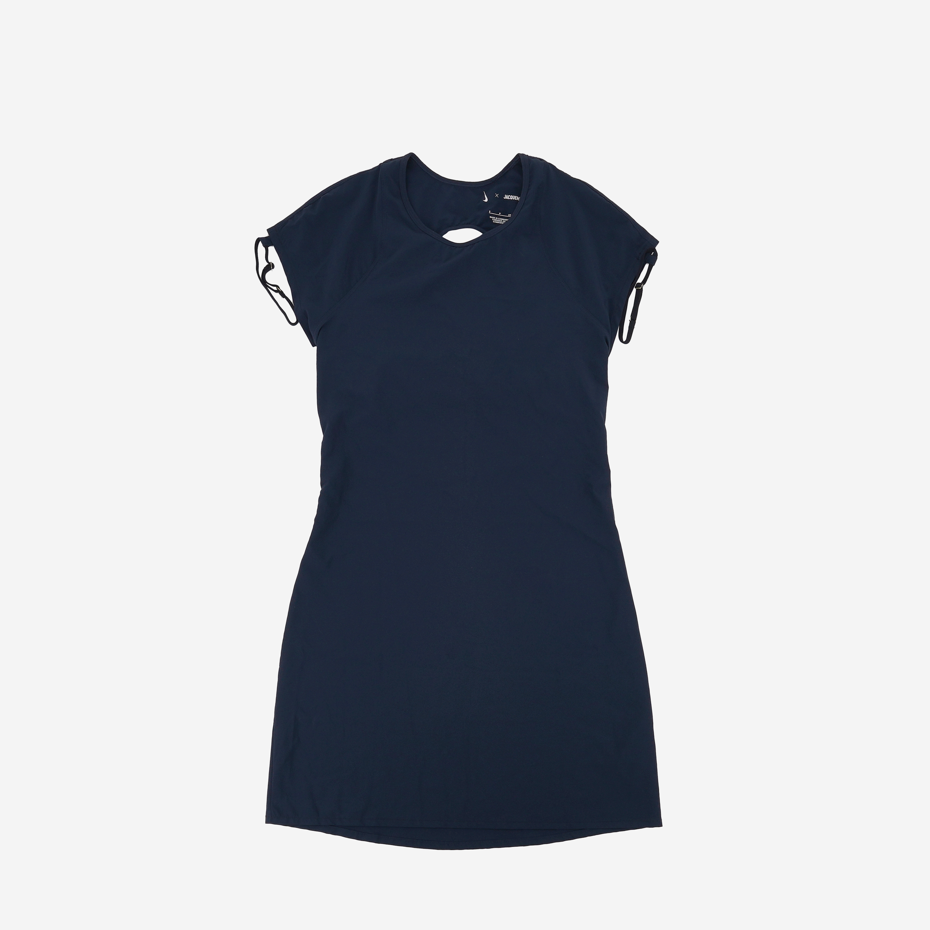 (W) 나이키 x 자크뮈스 NRG 숏슬리브 미니 드레스 다크 옵시디언 - US/EU | KREAM