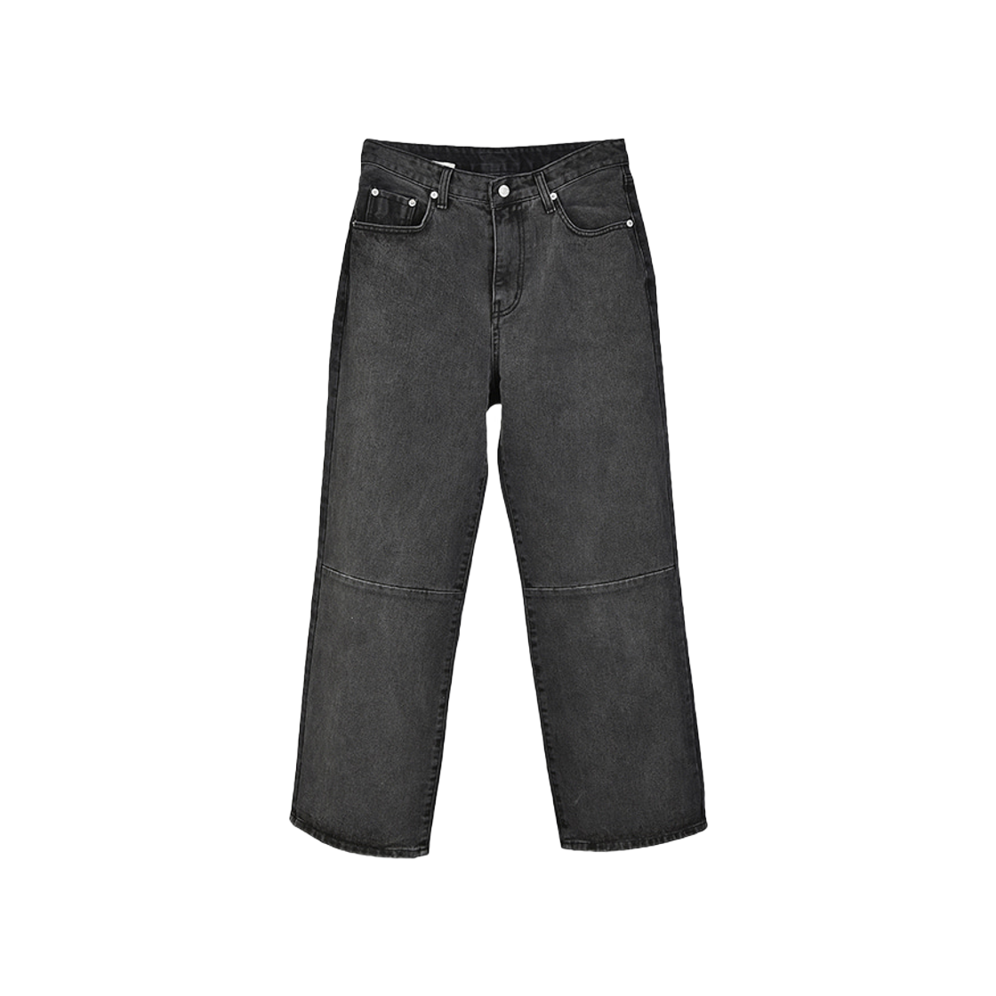 에이에이 워시드 와이드 컷 데님 팬츠 블랙 | Aeae | KREAM