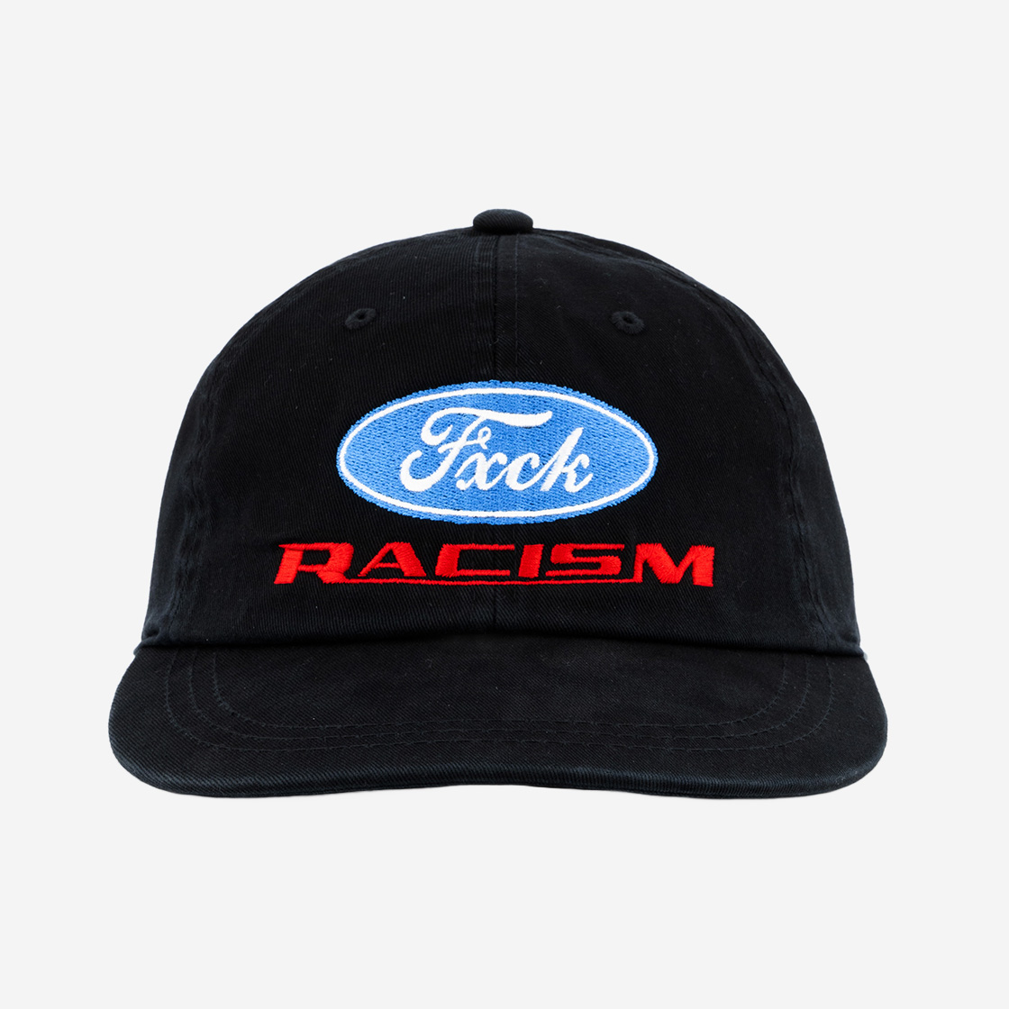 아노트 F.R.C 로고 롱 빌 워싱 캡 블랙 | ANNOT | KREAM