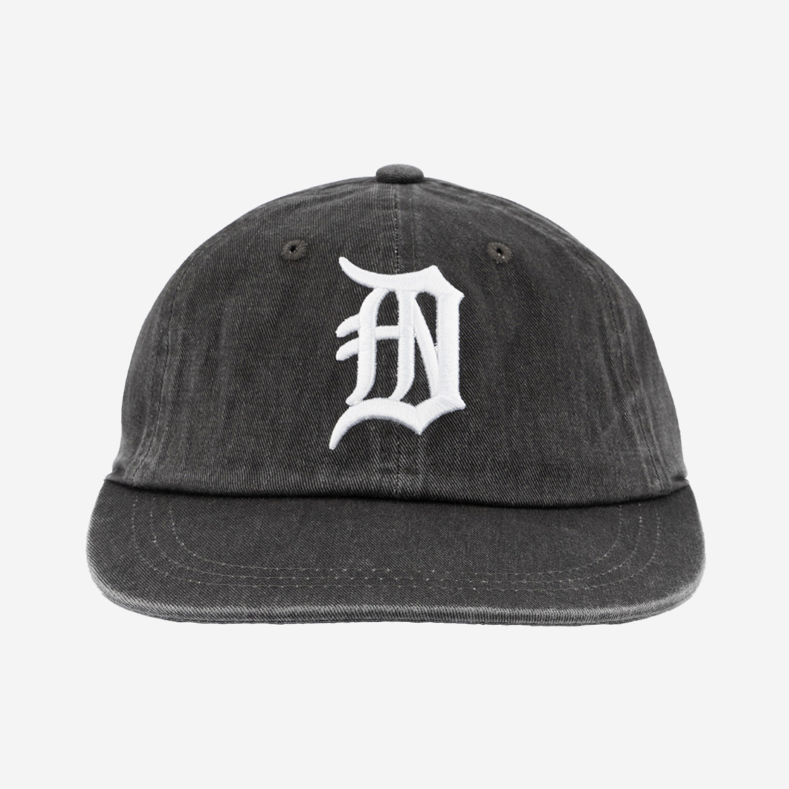 아노트 AN V2 로고 롱 빌 워싱 캡 피그먼트 차콜 | ANNOT | KREAM