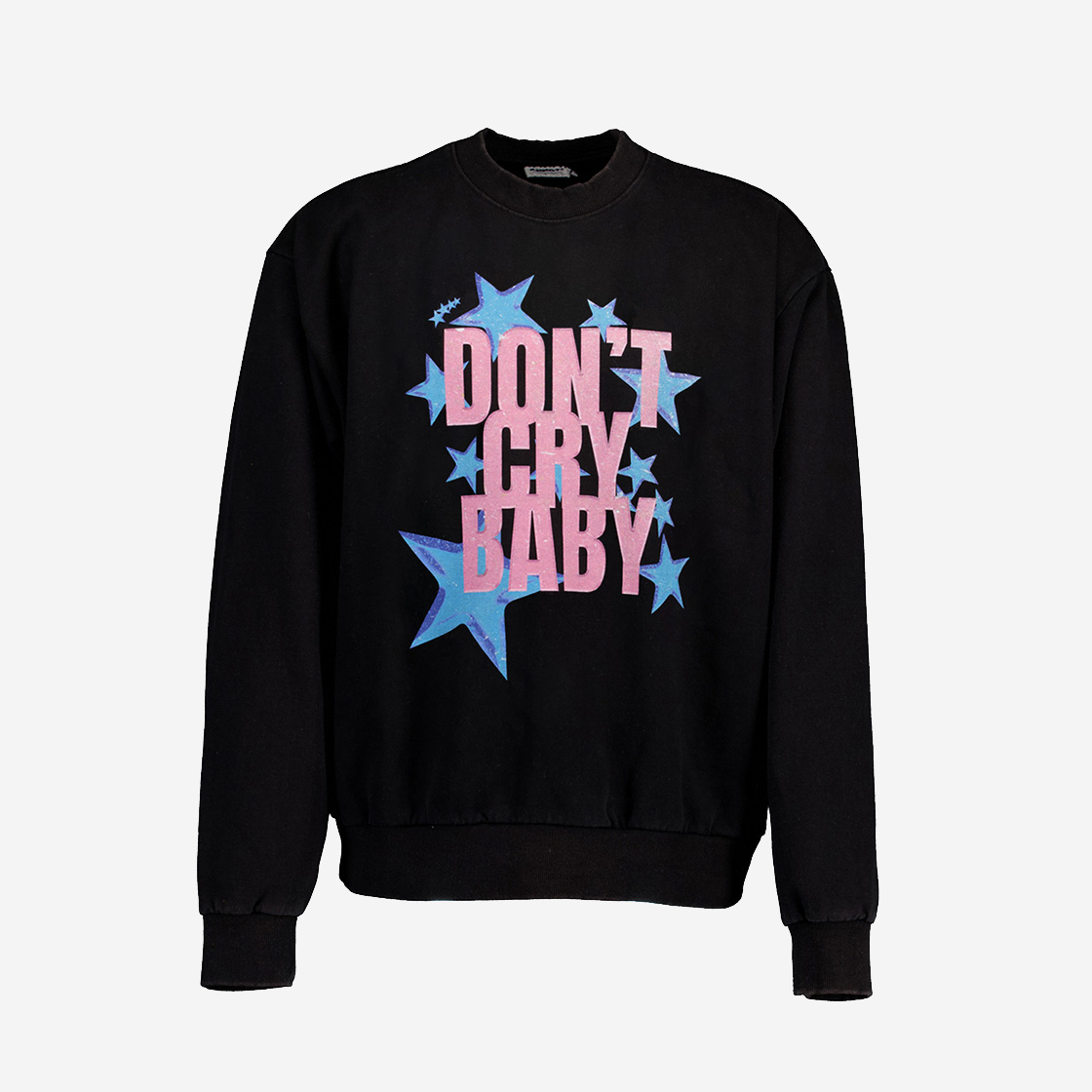 아노트 D.C.B 그래픽 빈티지 워싱 스웻셔츠 블랙 | ANNOT | KREAM