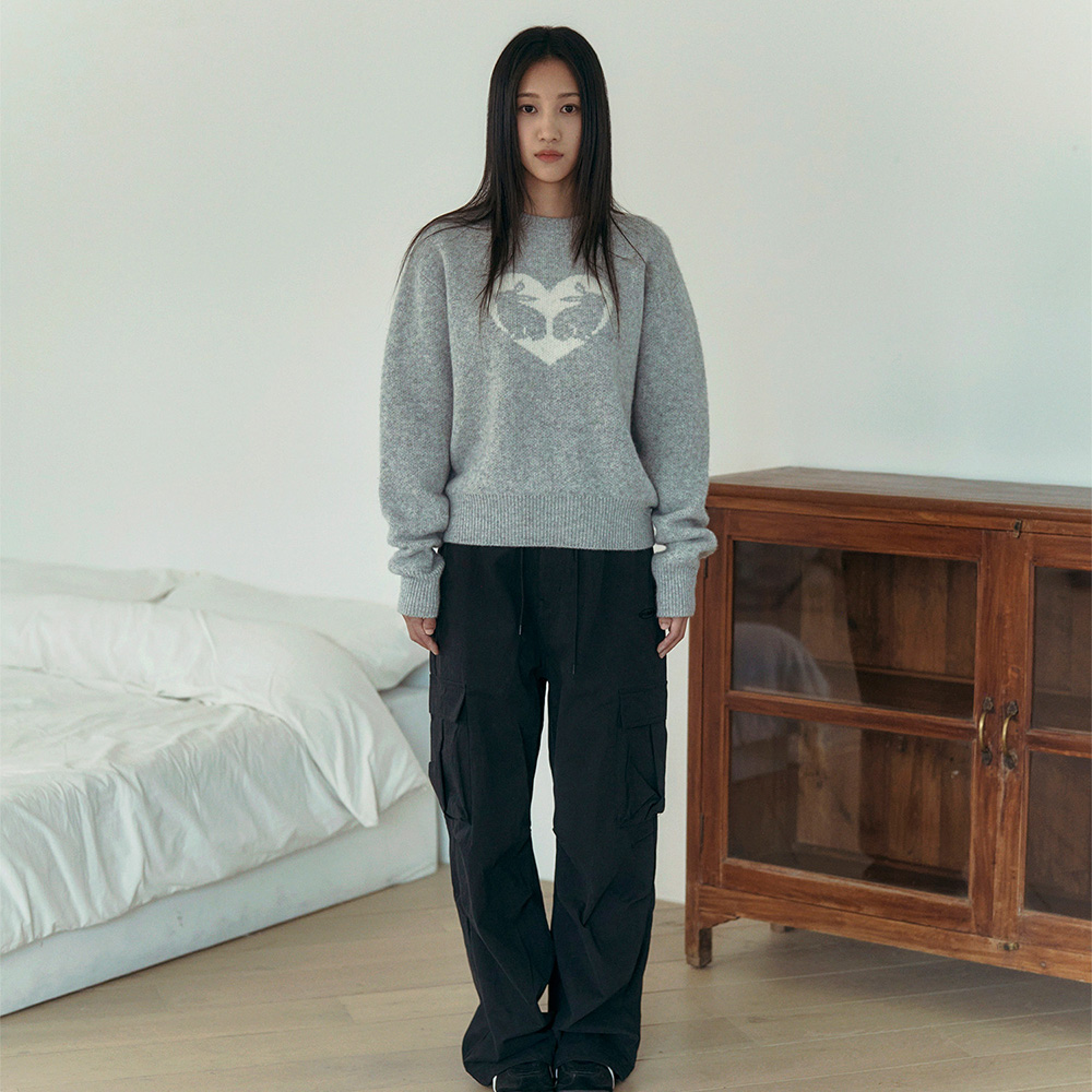 에프에이디 니트 스웨터 멜란지 | FAD | KREAM