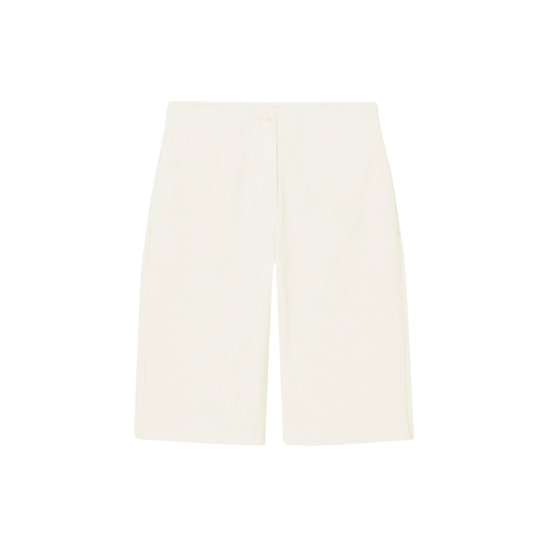 (W) 코스 플리티드 버뮤다 쇼츠 아이보리 | COS | KREAM
