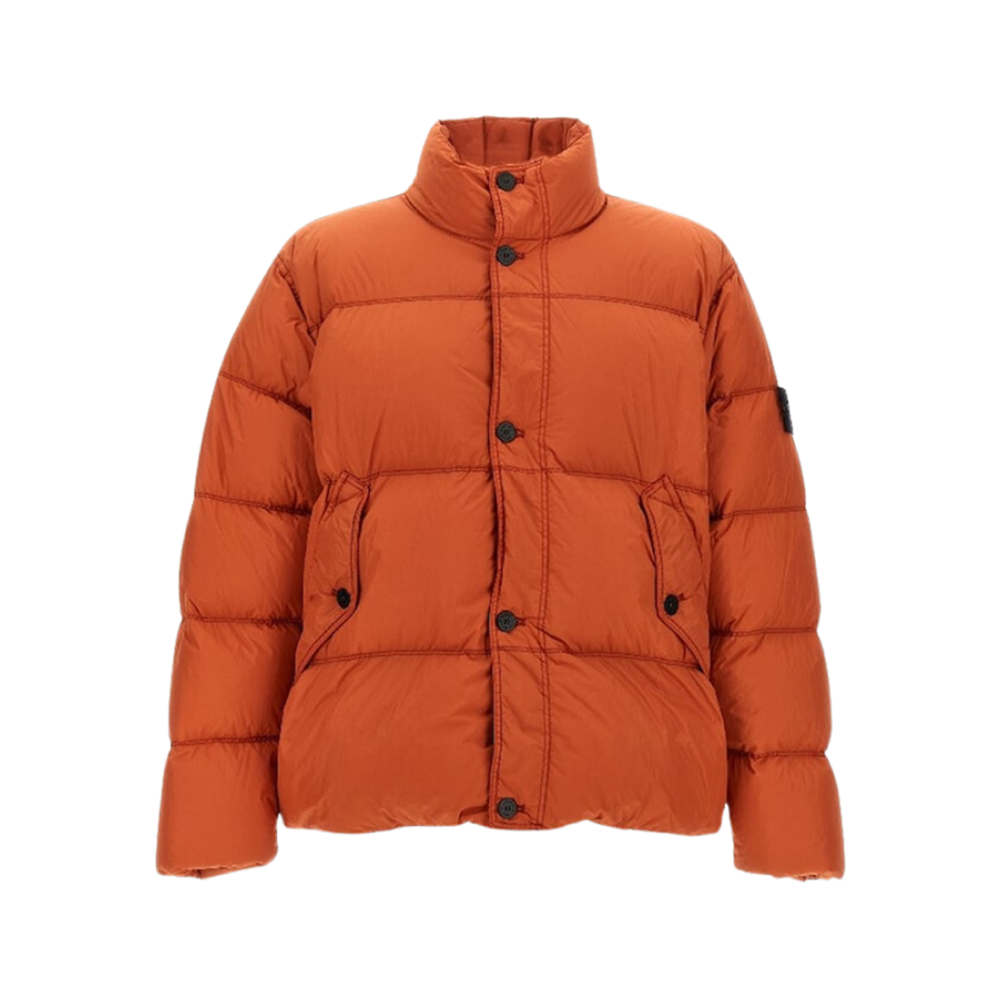 스톤 아일랜드 40123 가먼트 다이드 크링클랩스 R-NY 다운 자켓 오렌지 - 24FW | Stone Island | KREAM