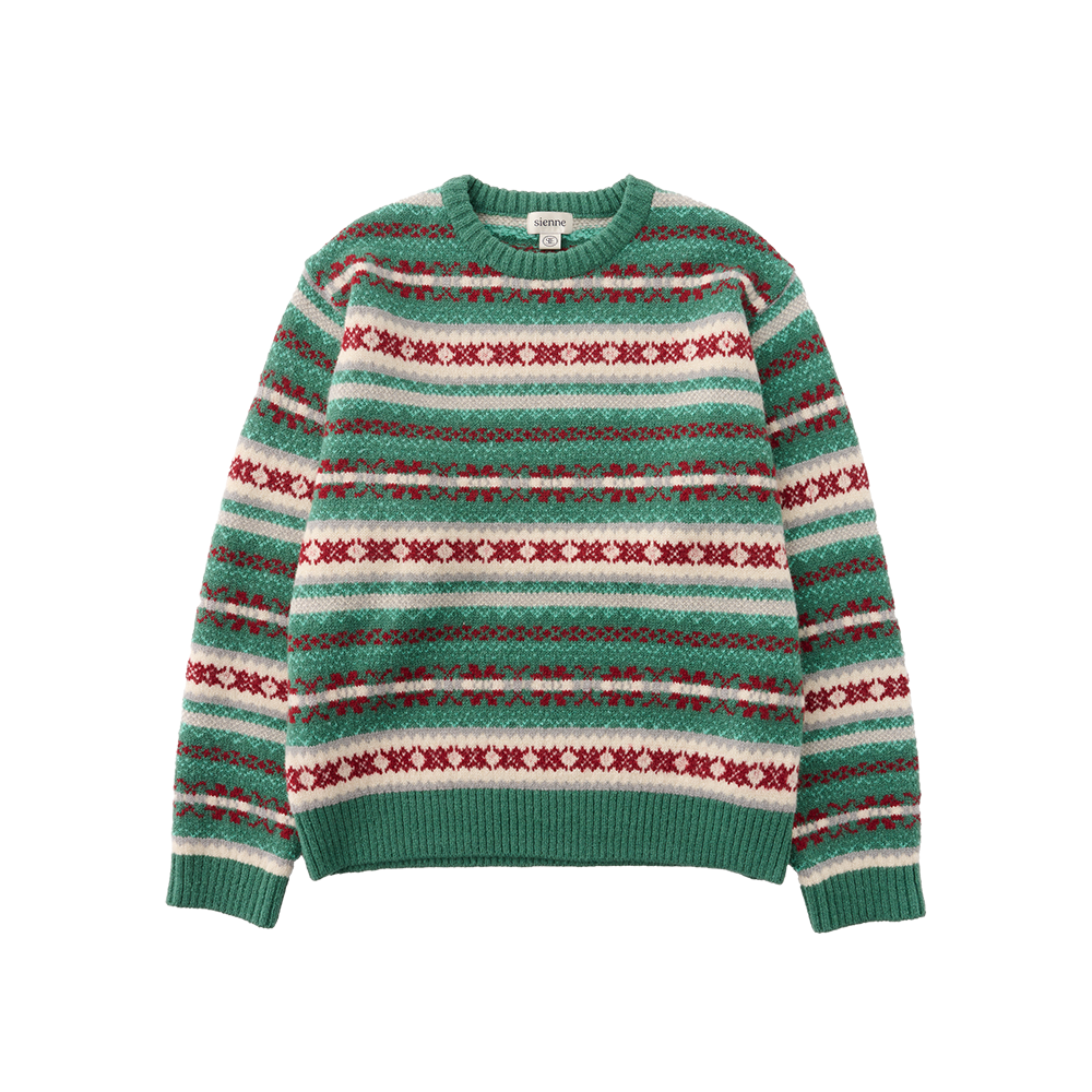 시엔느 그랜파 자카드 니트 민트 | SIENNE | KREAM