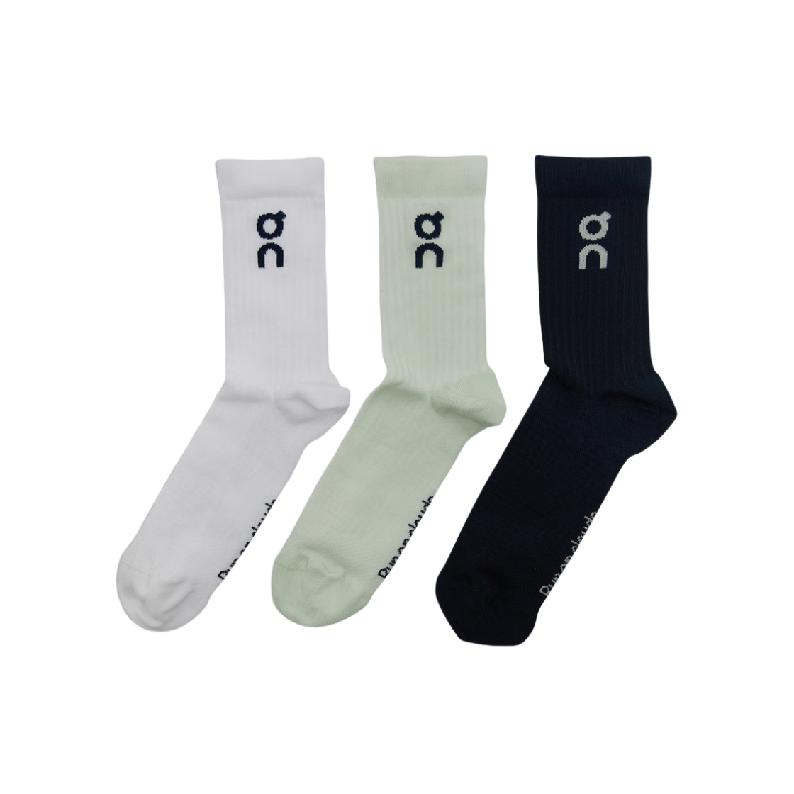 온 러닝 로고 삭스 미드나잇 리마 (3개입) | On Running | KREAM