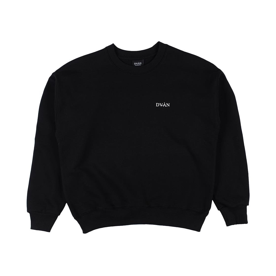 드반 노말 맨투맨 블랙 | DVAN | KREAM