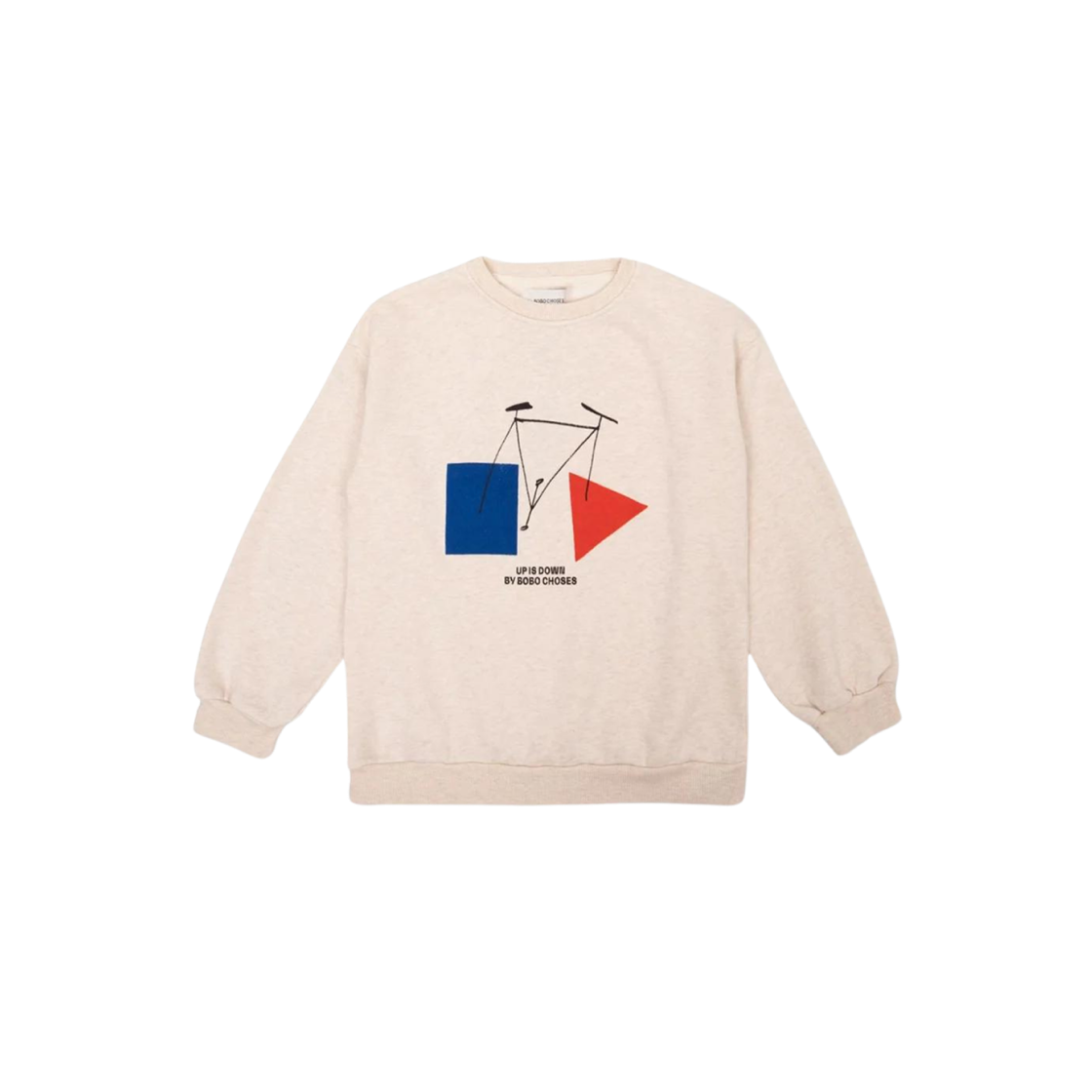 (키즈) 보보쇼즈 크레이지 바이키 프린트 크루넥 스웨트셔츠 화이트 | Bobo Choses | KREAM